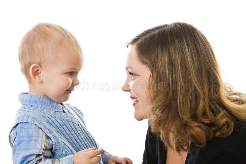 Mother and son stock image. Image of carefree, caucasian - 8546033
