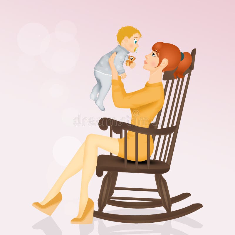 Mother Rocking Stock Illustrations – 471 Mother Rocking Stock ...