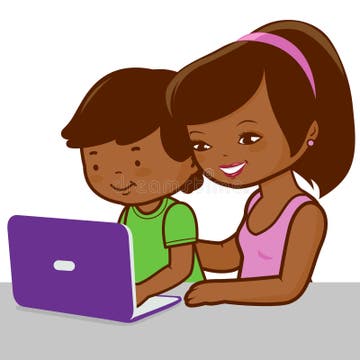 Parent Child Computer Stock Illustrations – 3,218 Parent Child Computer ...