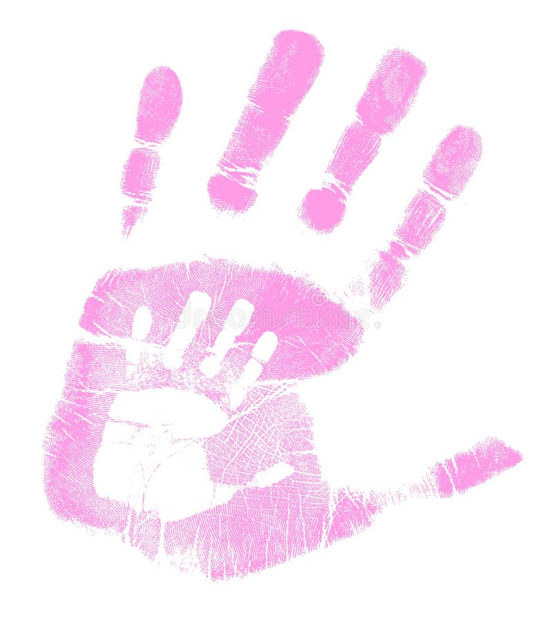 Female Handprint Stock Illustrations – 175 Female Handprint Stock ...