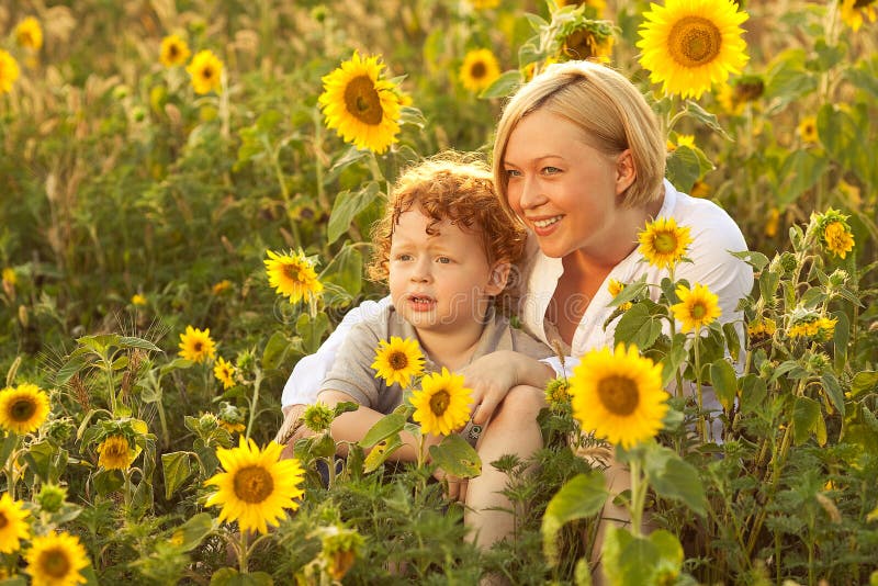 Mother and Son Having Fun stock photo. Image of enjoying - 27896288