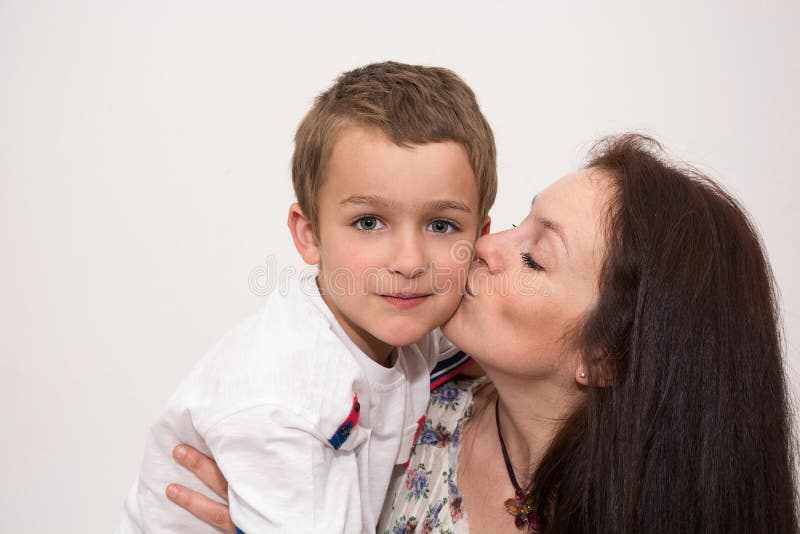 Mother and son stock photo. Image of together, pretty - 98121376
