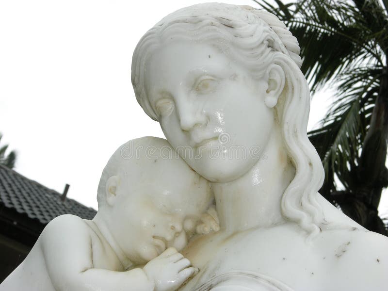 Mother statue stock photo. Image of maturnity, statue, motherhood - 583258