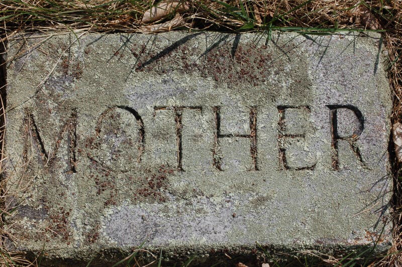 "Mother" Stone Marker Stock Image - Image of family, stone: 755959