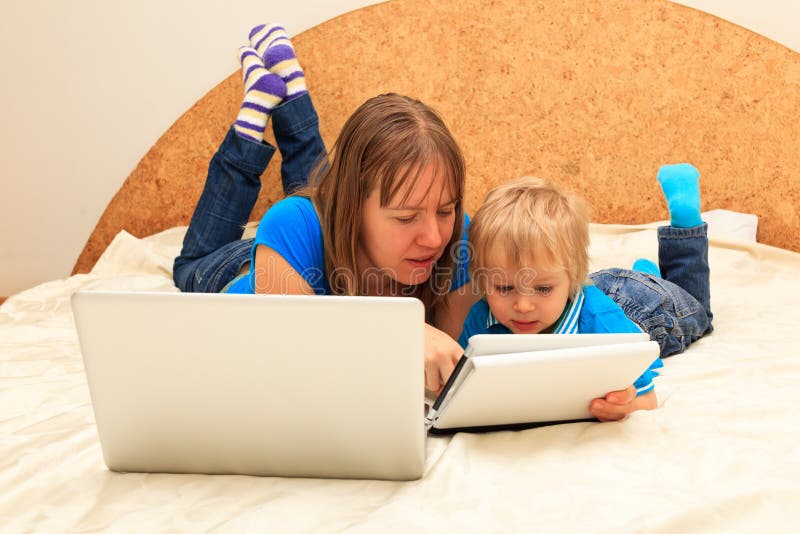 Mother working from home stock photo. Image of personal - 29568030