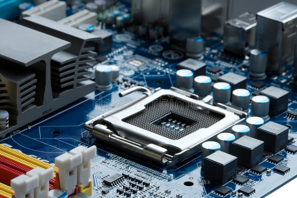 Motherboard stock photo. Image of engineering, connect - 11611882