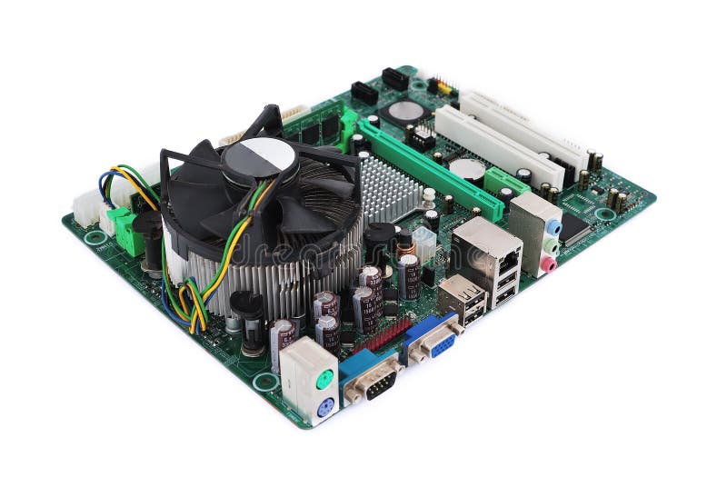 Computer Processor Motherboard with Card Slots Stock Image - Image of ... Computer Processor Motherboard with Card Slots Stock Image - Image of ...