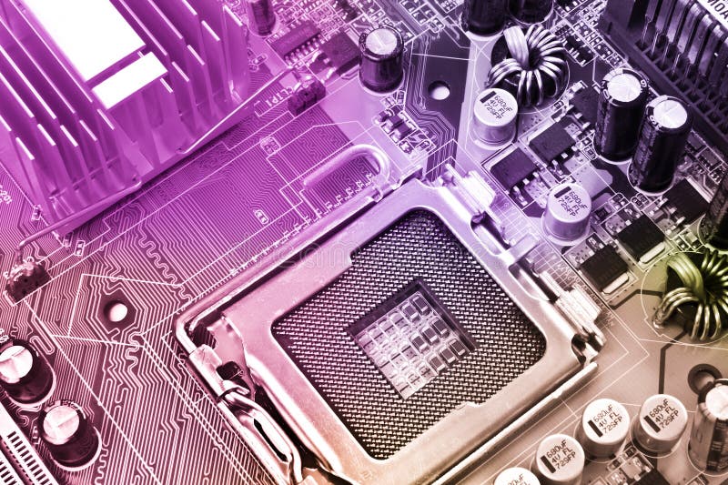 LGA 2011 Socket stock image. Image of electrical, electricity - 24430871