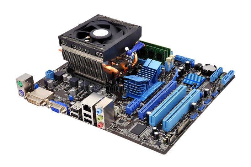 Computer Motherboard stock photo. Image of slots, motherboard - 2935120