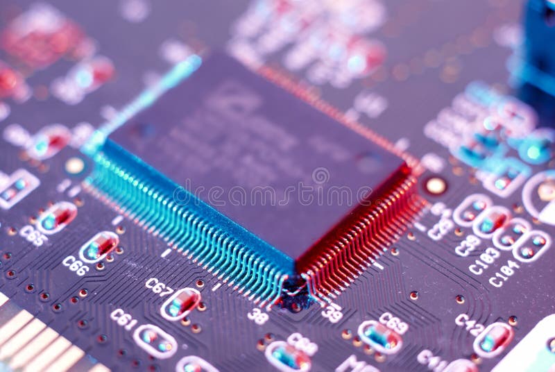 Motherboard stock image. Image of computing, microchip - 7723217