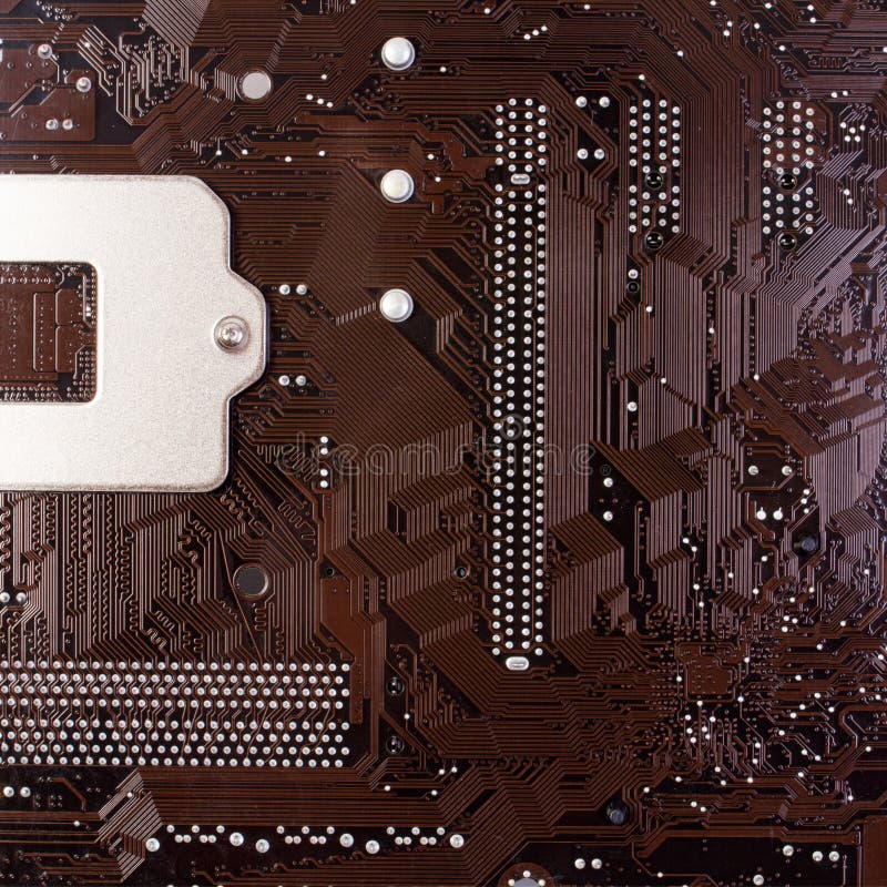 Motherboard backside stock image. Image of color, lines - 67608429