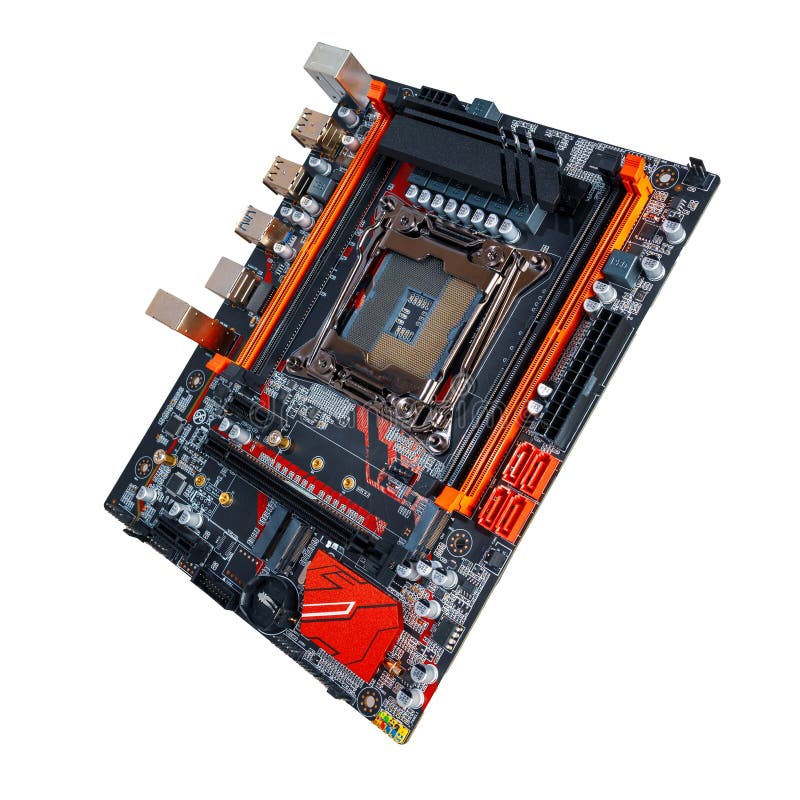 Motherboard for Computer Assembly Modern Technological Equipment ...