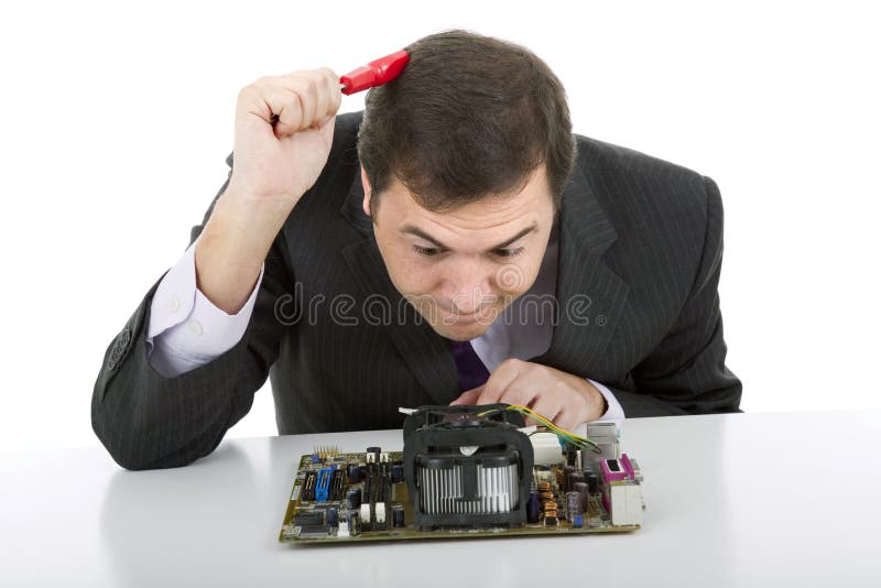 Motherboard stock photo. Image of component, power, memory - 43234424