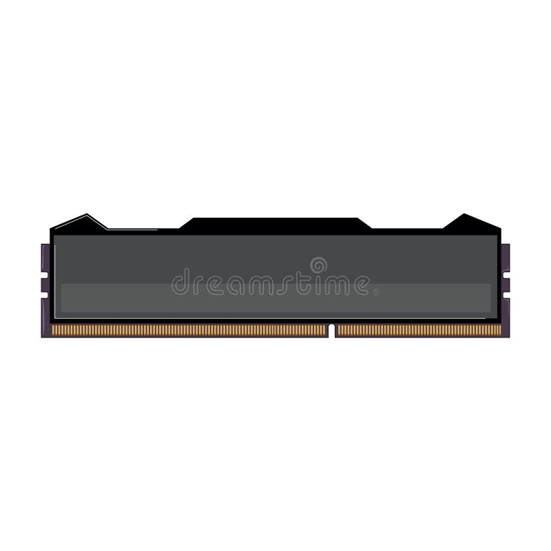 Motherboard Desktop Memory Cartoon Vector Illustration Stock Vector ...