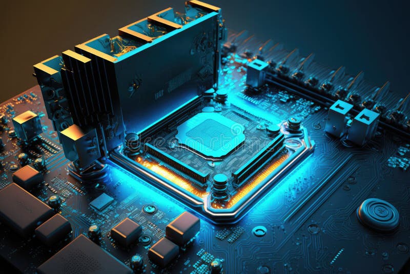 Neon Lighting Cpu Stock Illustrations – 107 Neon Lighting Cpu Stock ...