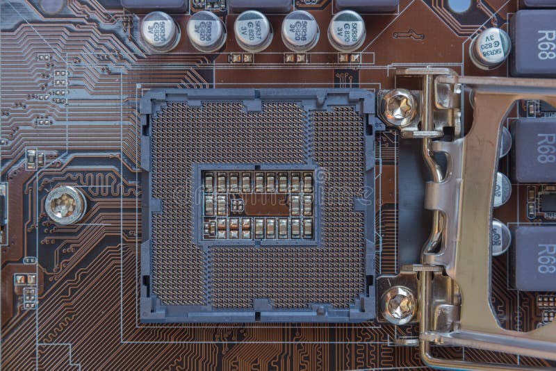 Motherboard electronics stock image. Image of technology - 28301353