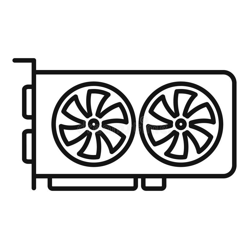 Motherboard Gpu Icon Outline Vector. Computer Card Stock Vector ... Motherboard Gpu Icon Outline Vector. Computer Card Stock Vector ...