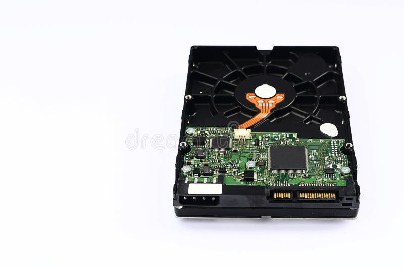 Motherboard and Hard-disk Data Storage Stock Image - Image of drive ...