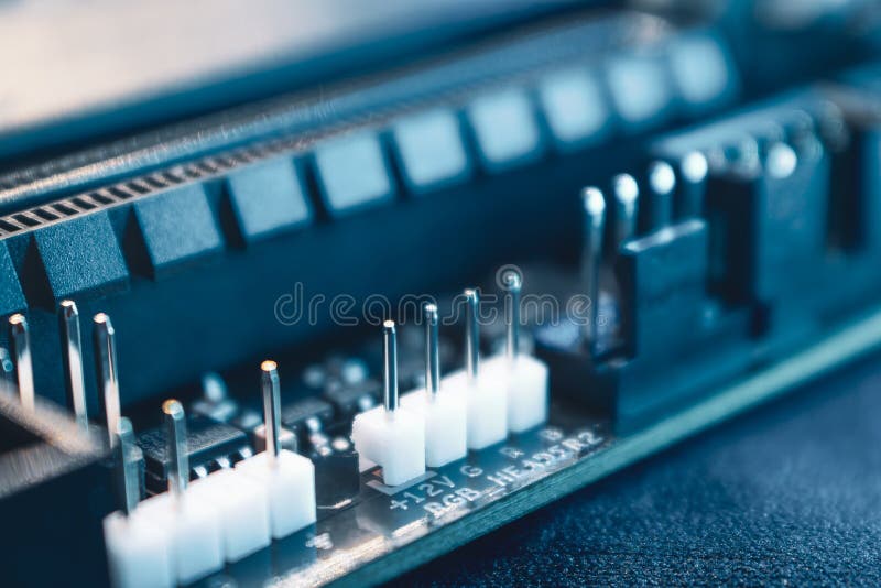 AM4 CPU Socket on Motherboard, Hardware Close-up Stock Photo - Image of ...