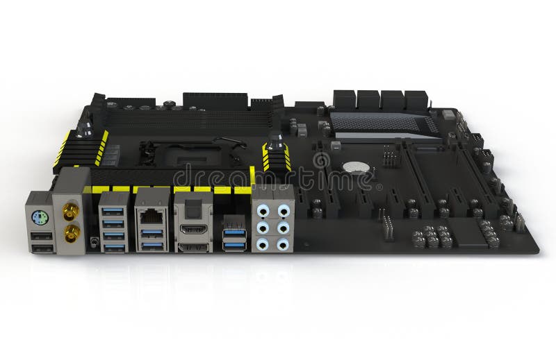 Elf Motherboard Isolated with in the Characater Stock Vector ...