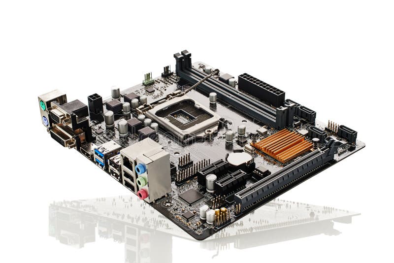 The Motherboard is One of the Main Parts of a Computer Stock Image ...
