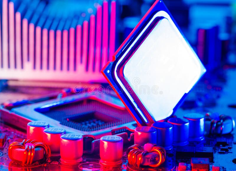 On the Motherboard of a Personal Computer, There is a Processor Desktop ...