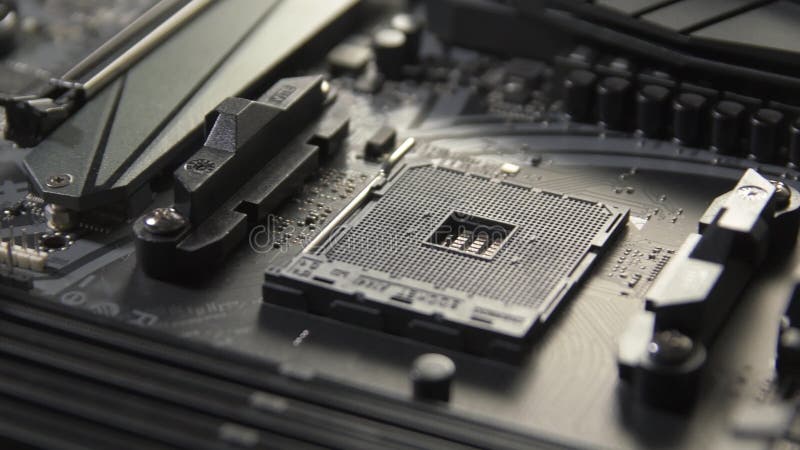 Computer Electronics Background Stock Video - Video of blue, closeup ...