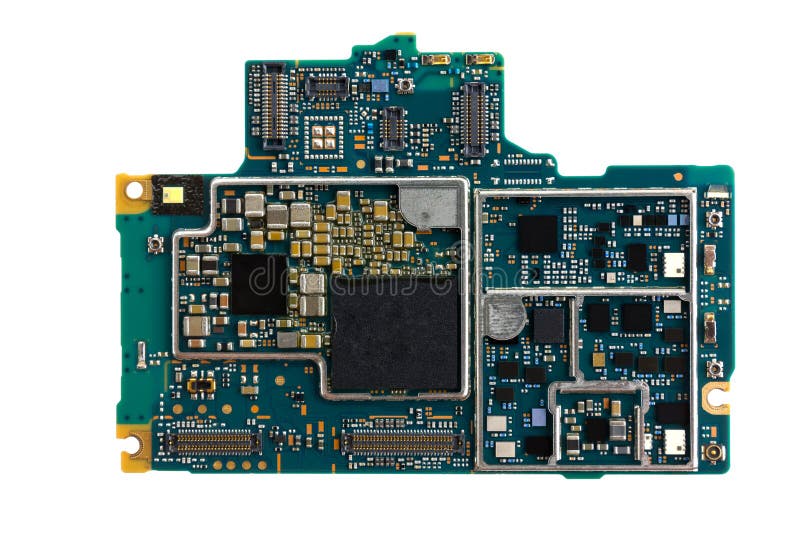 Motherboard for Smartphone. Stock Image - Image of assembly, connector ...