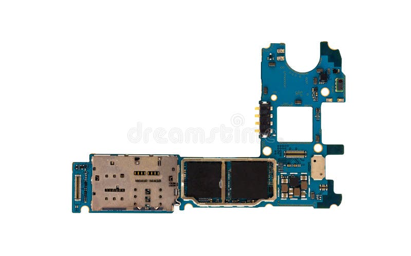Motherboard for Smartphone. Stock Image - Image of assembly, connector ...