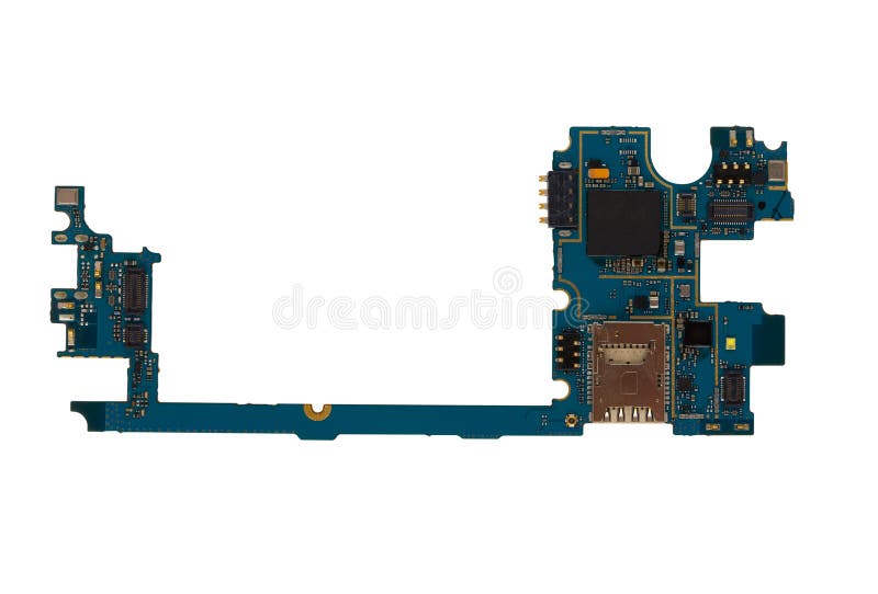Motherboard for Smartphone. Stock Image - Image of assembly, connector ...