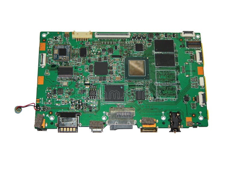 Motherboard Tablet Computer. Stock Photo - Image of computer, tablet ...