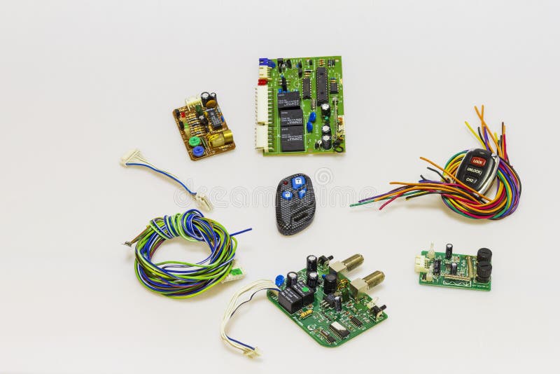 Computer Spare Parts, Printed Circuit Boards, Nodes and Connecting ...