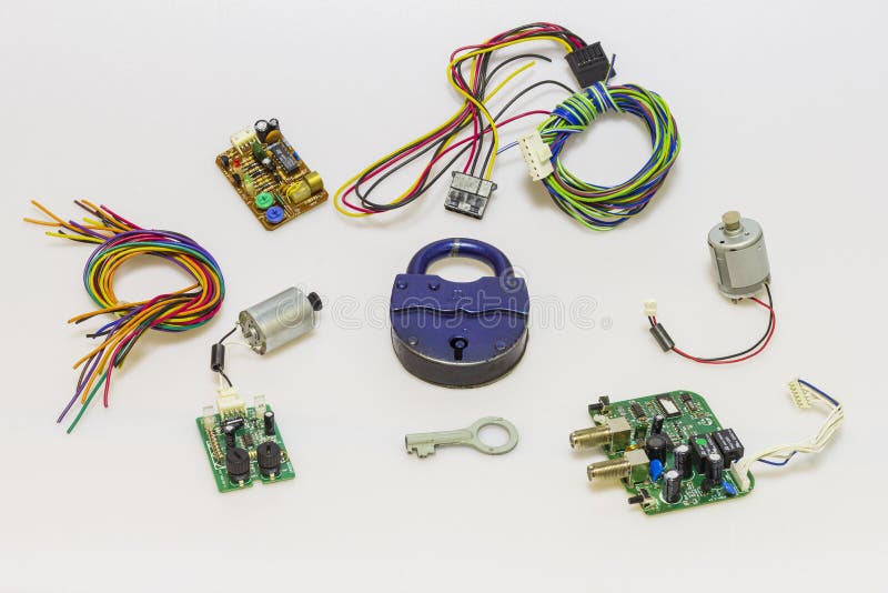 Computer Spare Parts, Printed Circuit Boards, Nodes and Connecting ...