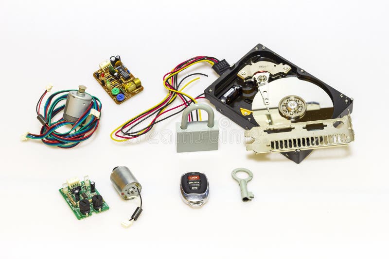 Computer Spare Parts, Printed Circuit Boards, Nodes and Connecting ...