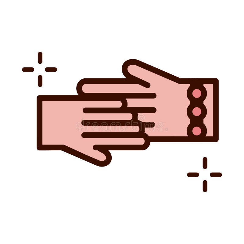 Romantic Gesture Holding Hands One Line Art. Continuous Line Drawing of ... Romantic Gesture Holding Hands One Line Art. Continuous Line Drawing of ...