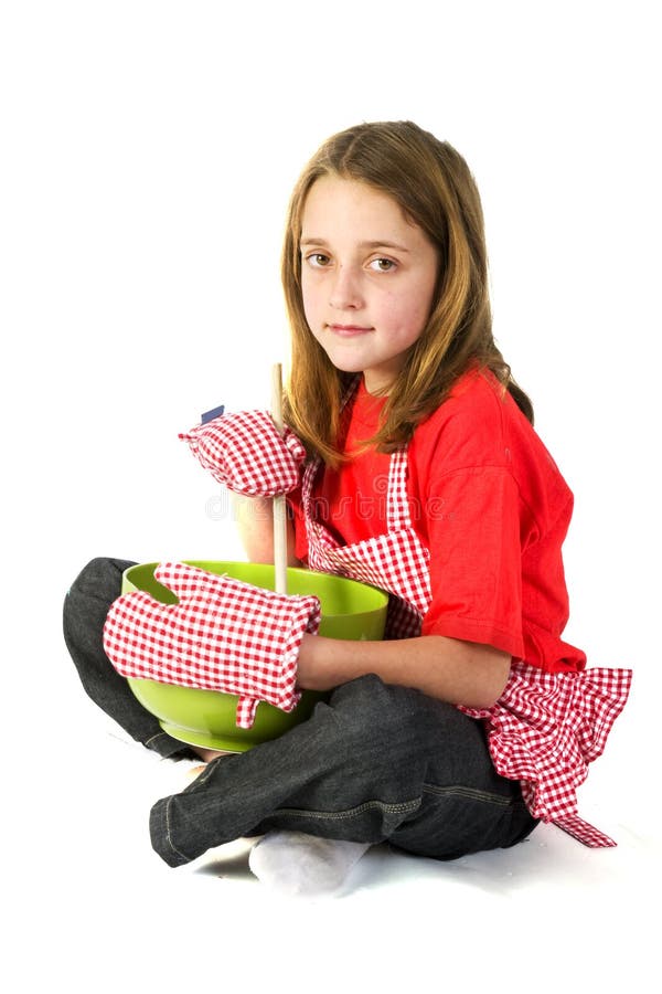 Mothers little help stock image. Image of mixing, cookies - 7191929