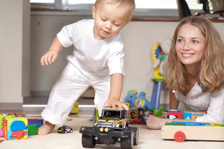 Mothre with son stock image. Image of child, family, happy - 11194073
