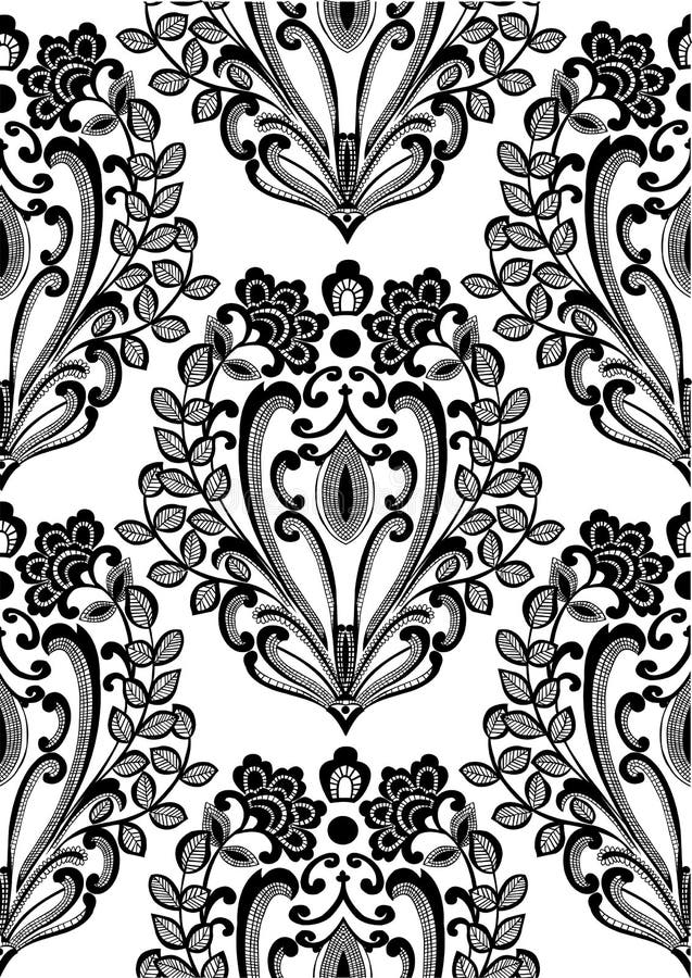 Motif image stock. Image du blanc, feuilles, motif, floral - 15837633