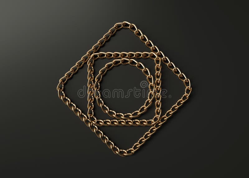 Golden chains motif stock image. Image of decoration - 143740829