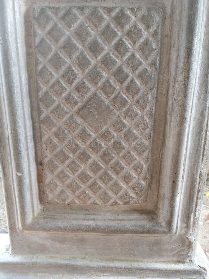 The Motif on the Monument is Made of Cement Stock Image - Image of ...