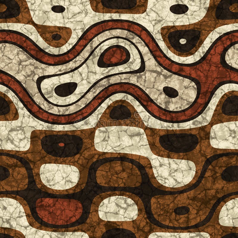 Batik seamless texture stock illustration. Illustration of geometric ...