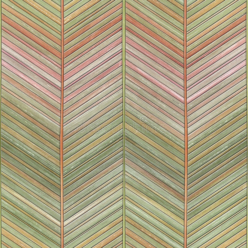 Carved Chevron Pattern on Wood Background Seamless Texture, 3d ...