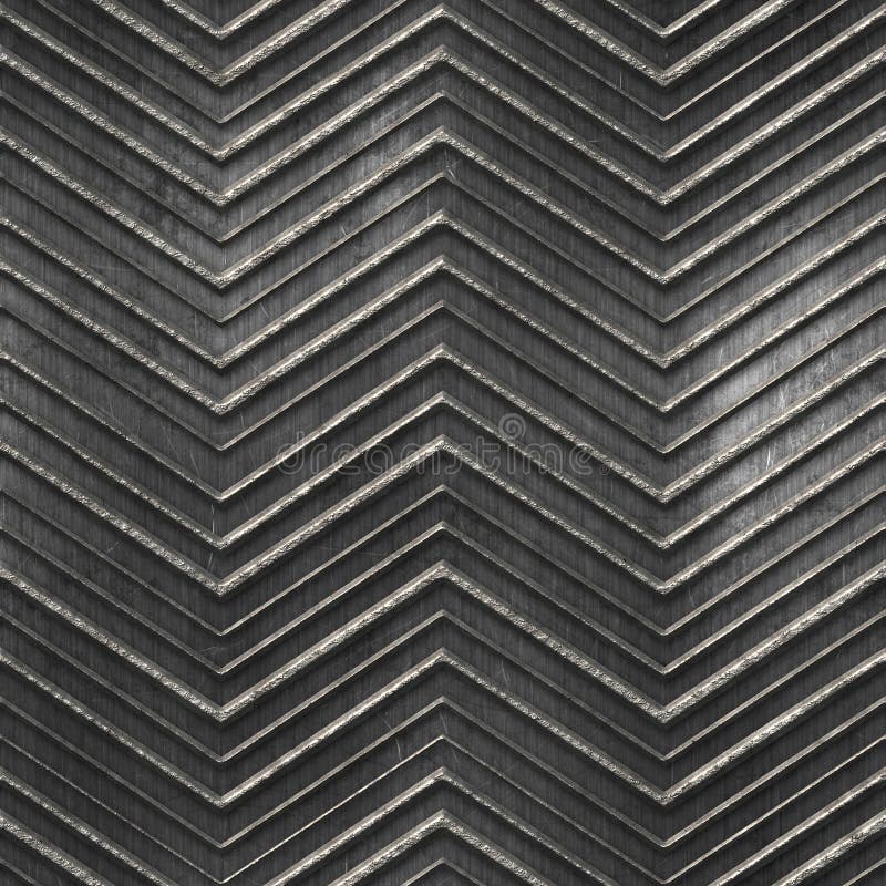 Chevron Pattern on Carved Grunge Background Seamless Texture, Panel ...