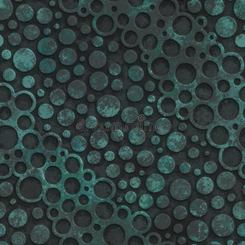 Copper Seamless Texture with Geometric Pattern on a Oxide Metallic ...