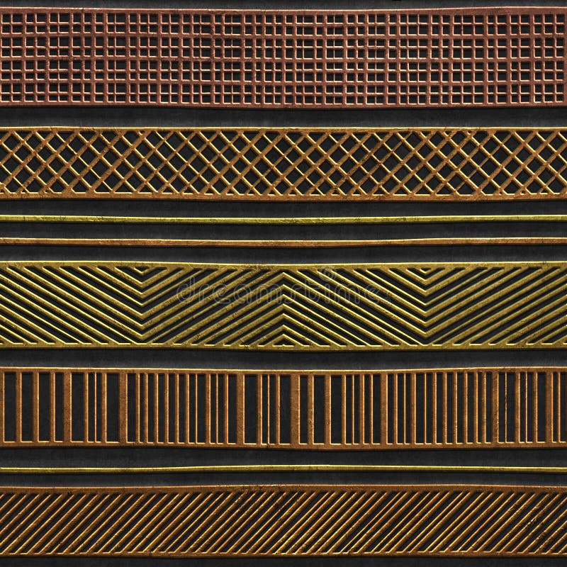 Metal Seamless Texture with Patchwork Pattern, Bronze and Cooper Color ...