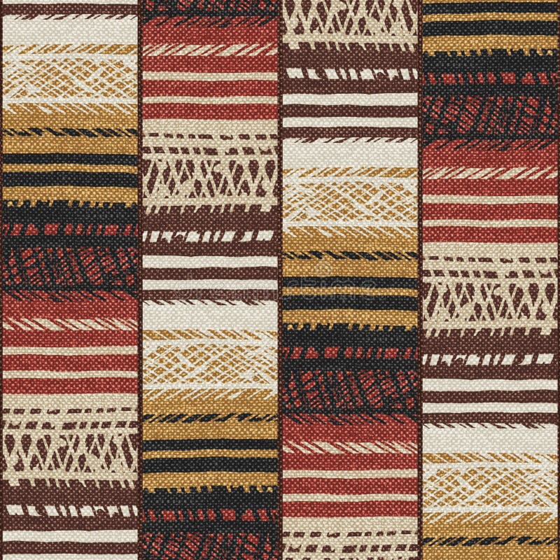 Rug Seamless Texture with Ethnic Pattern, Fabric, Grunge Background ...