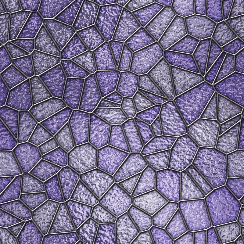 Stained Glass Seamless Texture With Geometric Pattern For Window ...