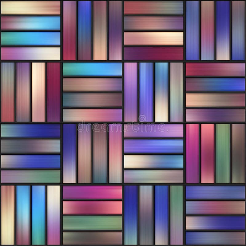 Stained Glass Seamless Texture with Geometric Pattern for Window ...