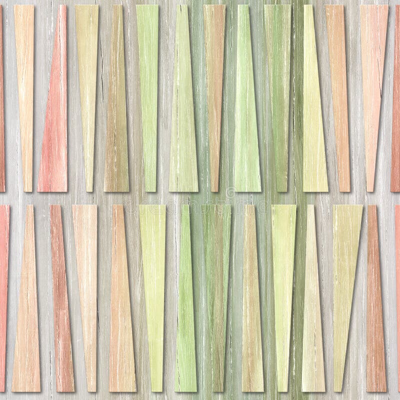 Wood Seamless Texture with Triangle Pattern, 3d Illustration Stock ...
