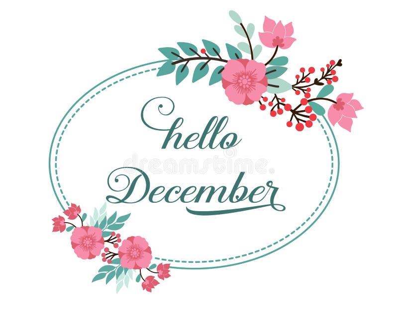 Motif Van Modern Roze Frame Voor Design-element Van Kaart Hello ...